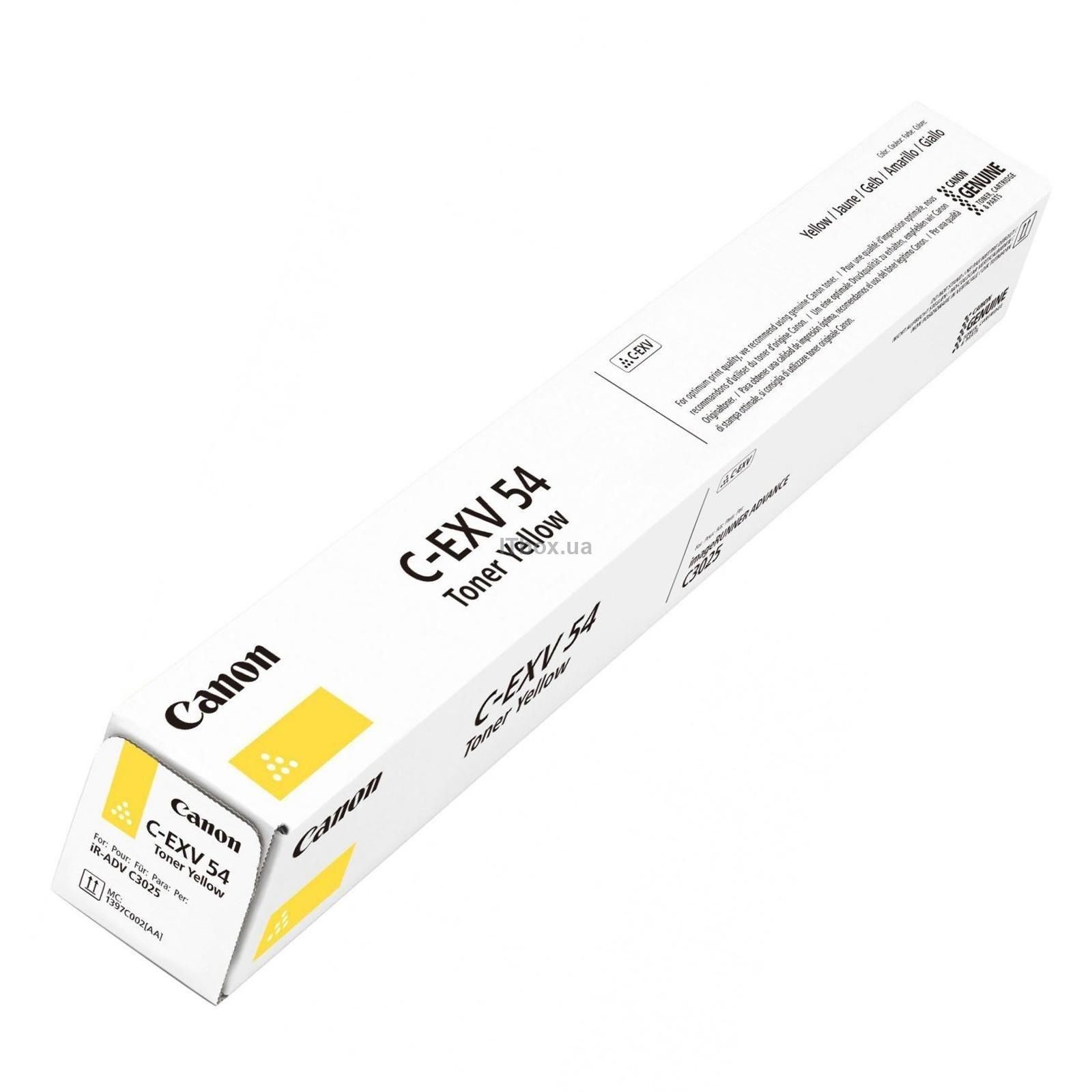 Тонер Canon C-EXV54 Yellow 1397C002 - купить в Киеве | Цена, отзывы ...
