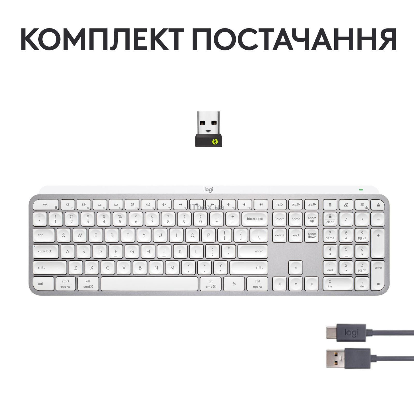 Logitech MX Keys S Wireless UA Pale Grey 920-011588 ⏩ Купити Клавіатуру Logitech MX Keys S ...